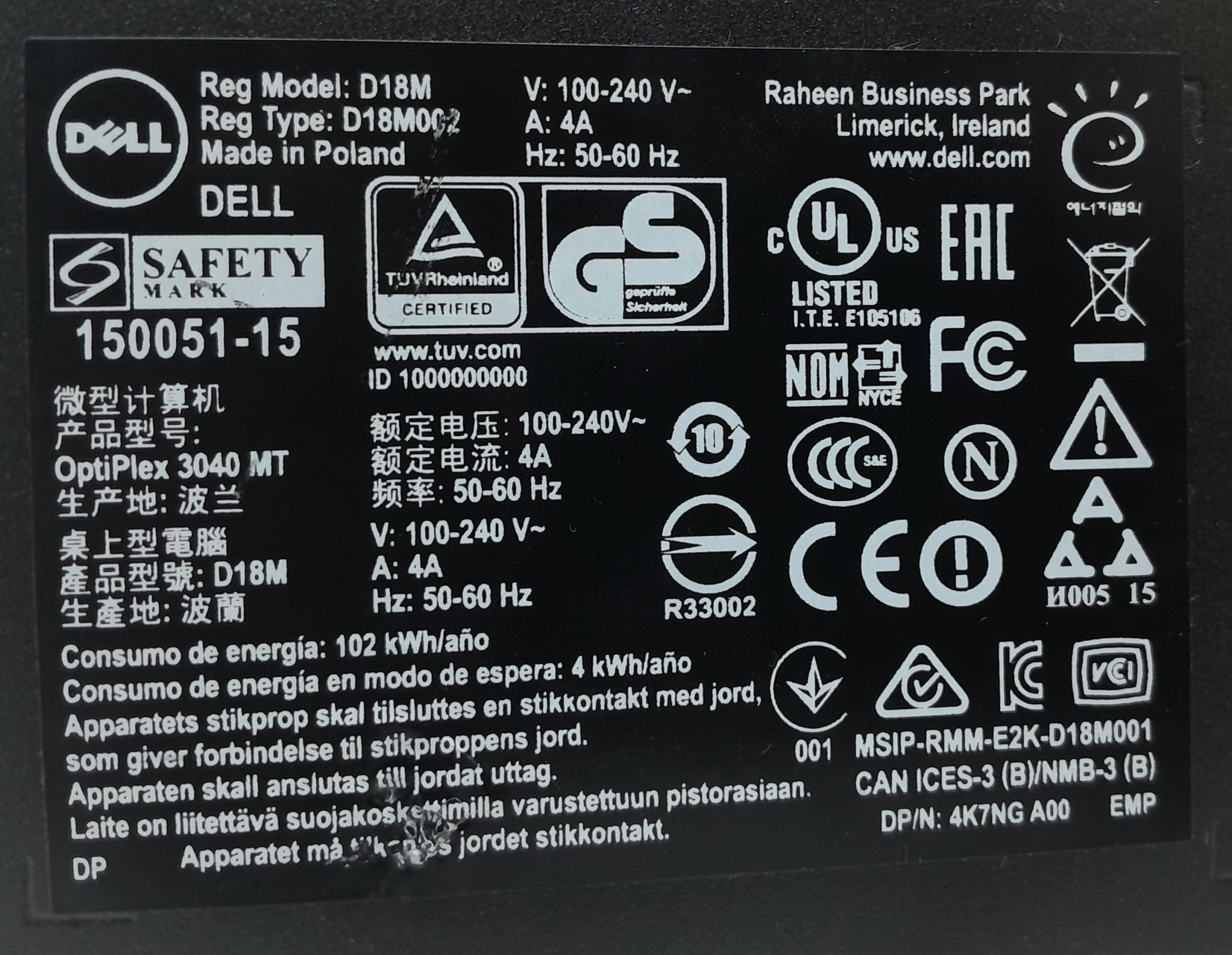 Dell OptiPlex 3040 D18M SFF i5-6500 3.2GHz 8GB Ram 120GB SSD Windows 11 ...